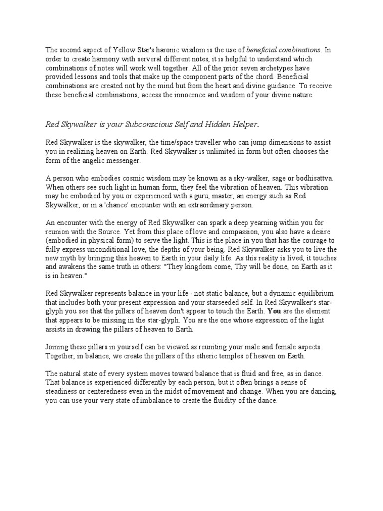 Yellow Star | PDF | Heaven | Wisdom