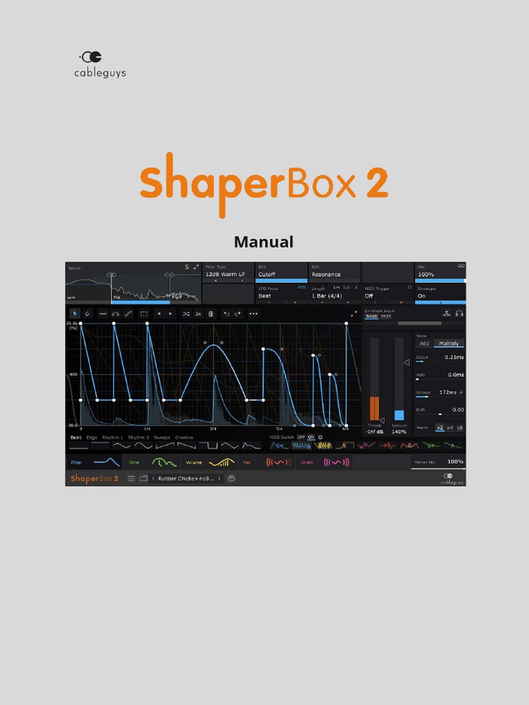 Cableguys ShaperBox 2 Manual | PDF | Low Pass Filter | Electronic Filter