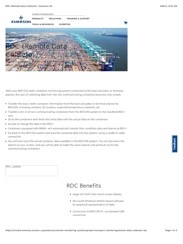RDC (Remote Data Collector) | PDF | Mobile Device | Personal Computers