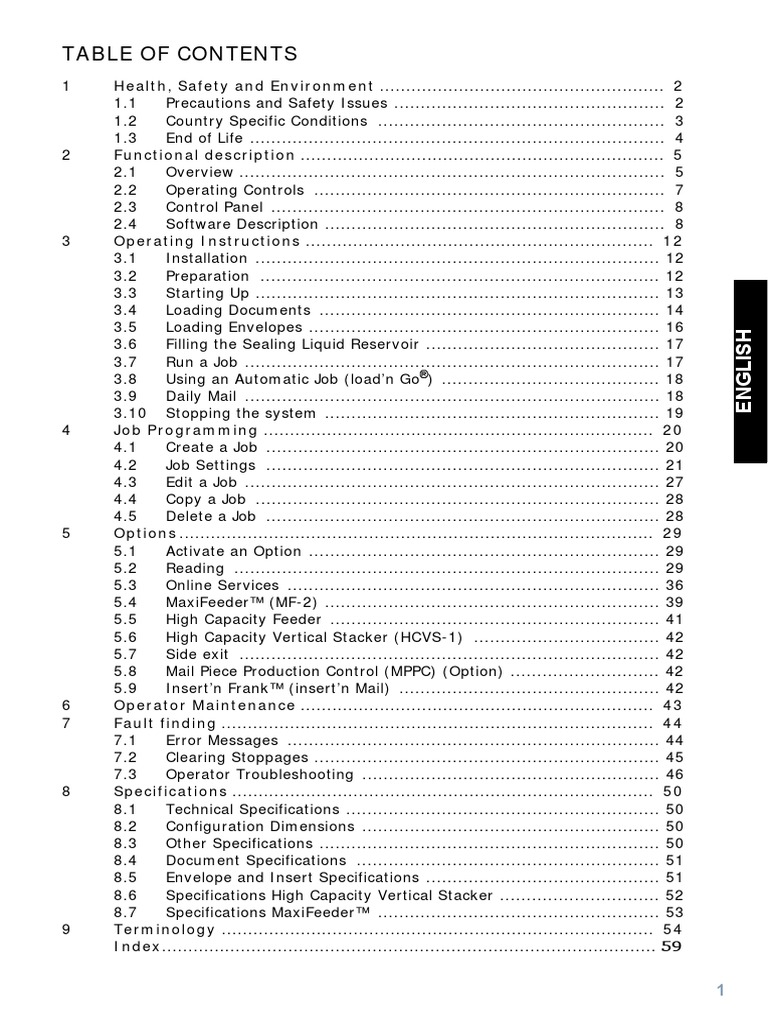 DS75 Folder Inserter User Guide | PDF | Ac Power Plugs And Sockets ...
