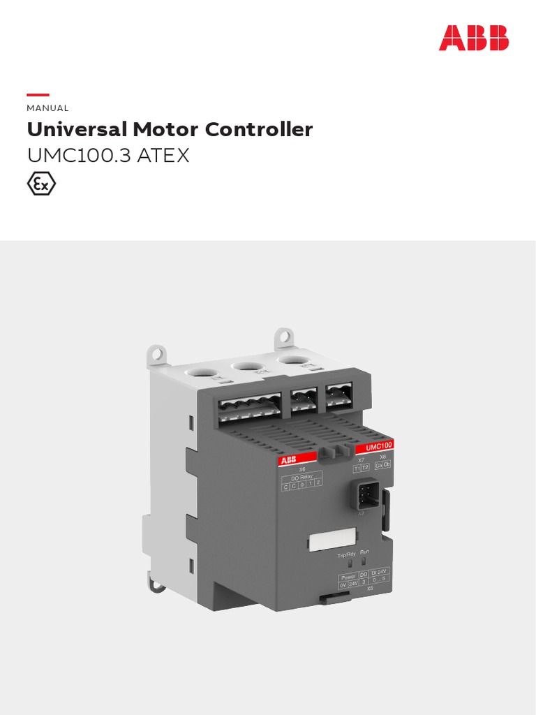UMC100-3 ATEX Manual | PDF | Input/Output | Manufactured Goods