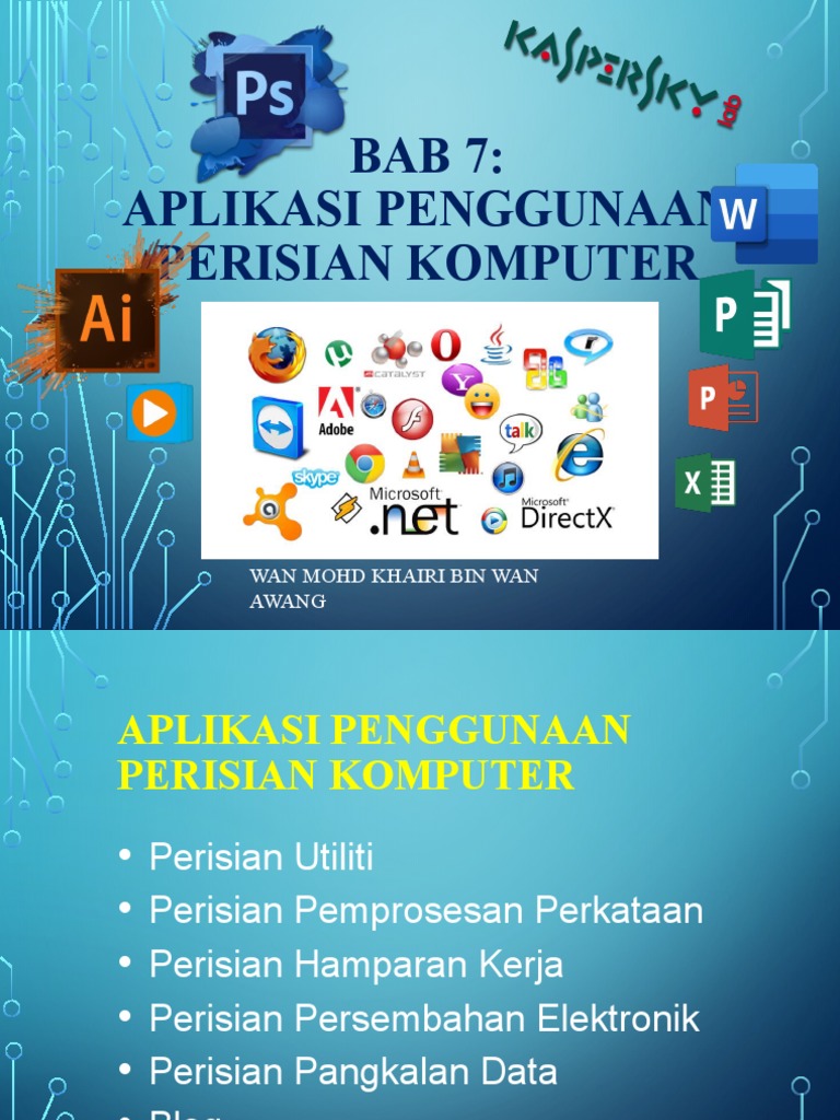 Aplikasi Penggunaan Perisian Komputer | PDF