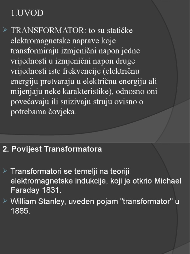 Transformatori 1 | PDF