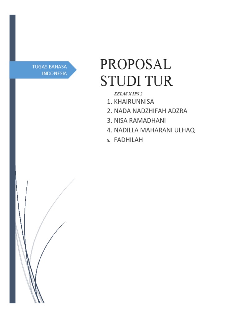 Proposal Kegiatan Study Tour | PDF
