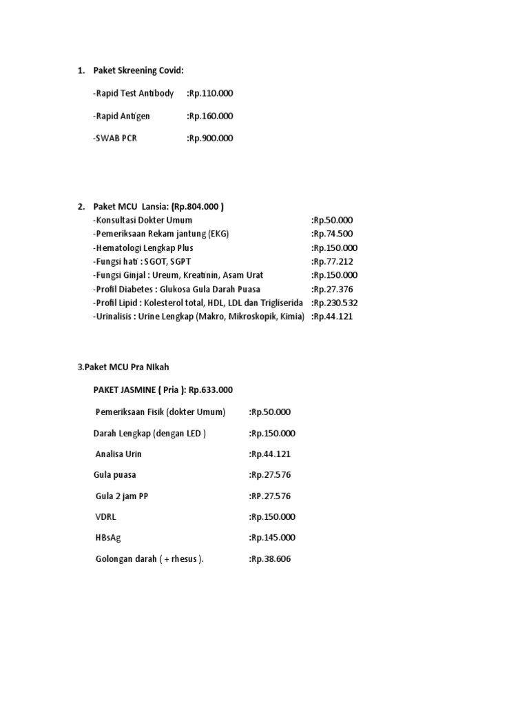 Paket MCU Baru-2 | PDF