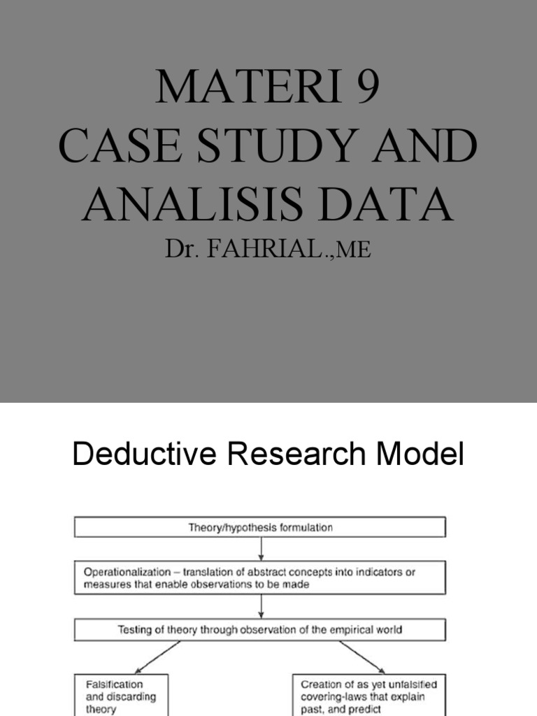 Case Study & Data Analysis Guide | PDF | Case Study | Student's T Test