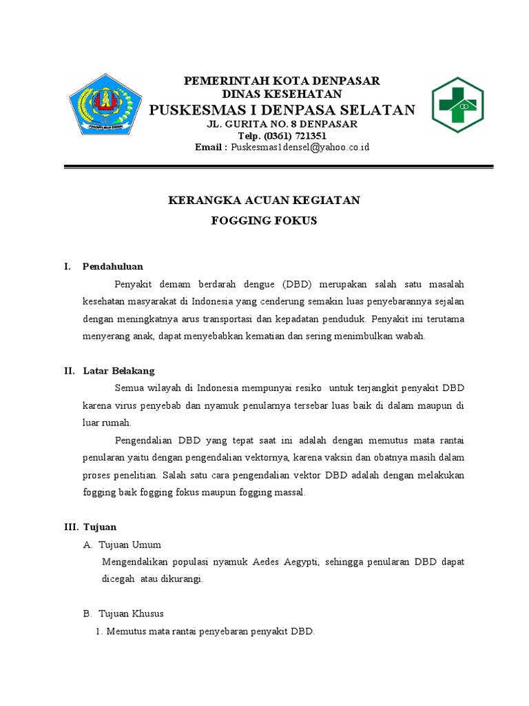Kak Fogging Foccus | PDF