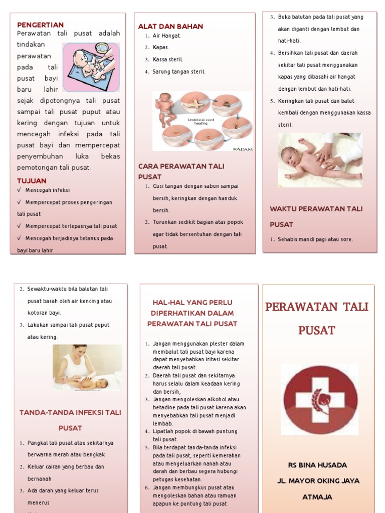 Leaflet Perawatan Tali Pusat | PDF
