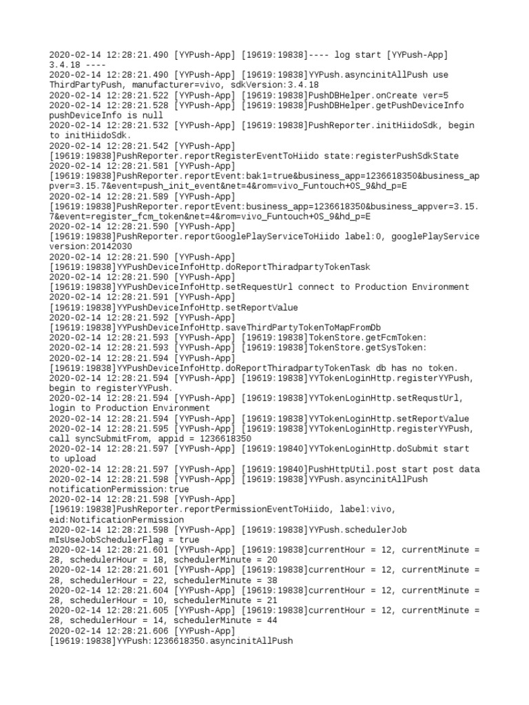 Pushsvc Log | PDF | Data | Hypertext