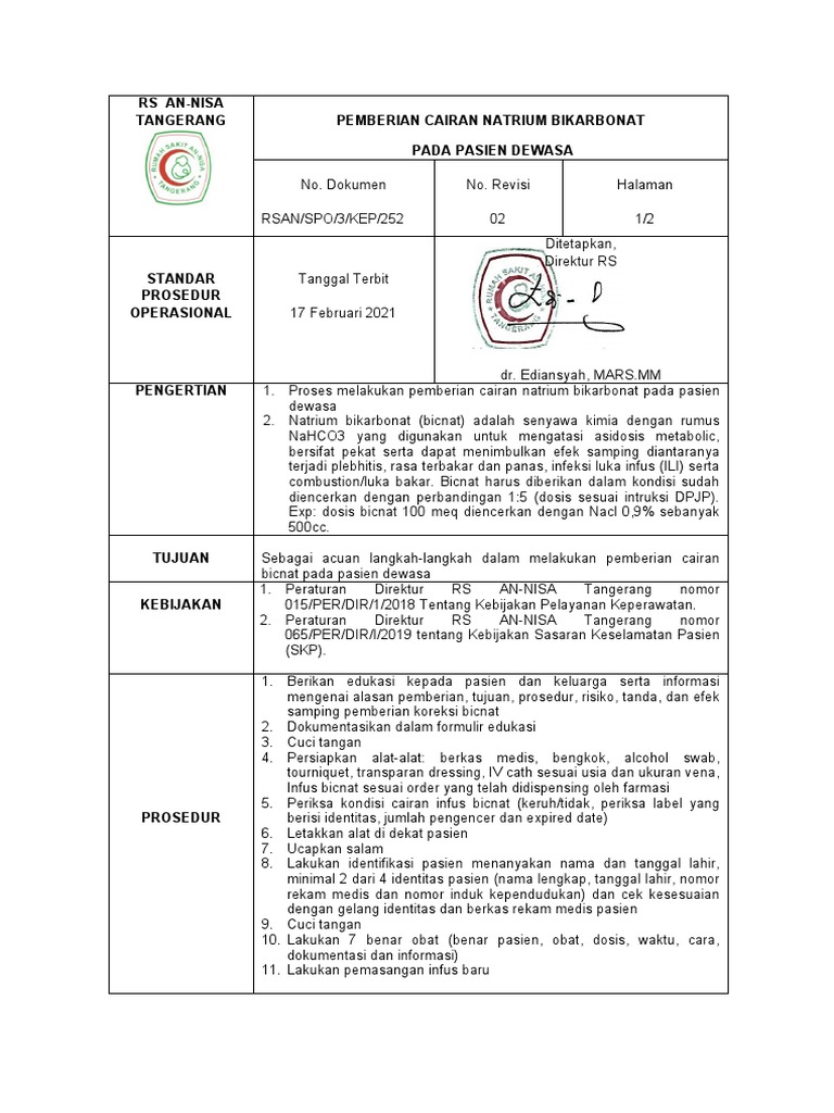 Spo Bicnat Dewasa | PDF