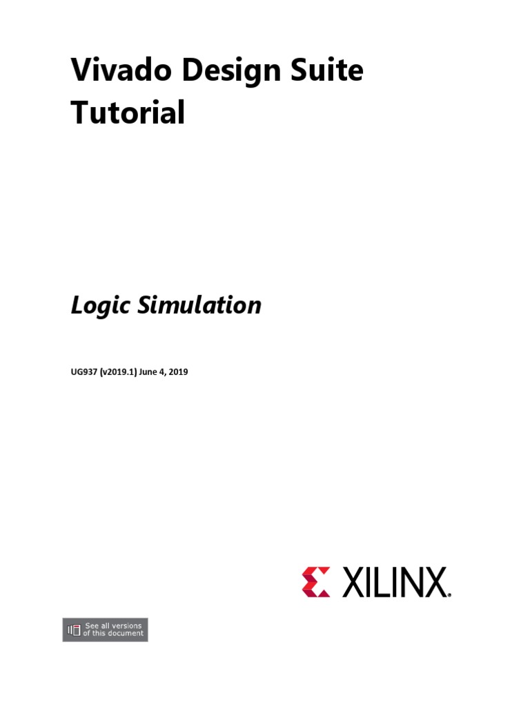 Ug937 Vivado Design Suite Simulation Tutorial | PDF | Hardware Description Language | Vhdl