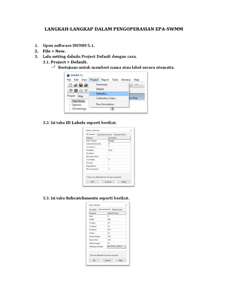 Pertemuan Ke-2 EPA-SWMM - Terbaru | PDF | Metode & Bahan Ajar | Komputer