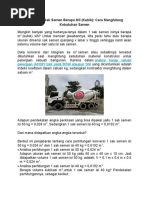 Metode Perhitungan Campuran Beton Job Mix Desain | PDF | Sains & Matematika