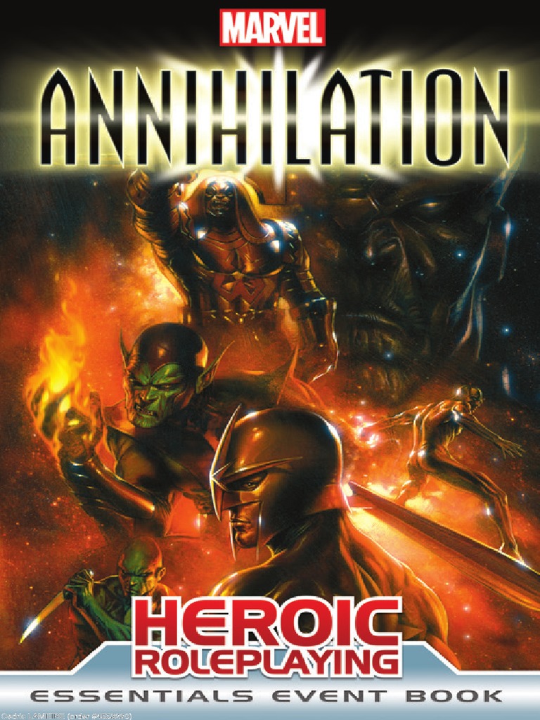 Marvel Heroic Roleplaying Annihilation Event Book (Essentials Edition ...