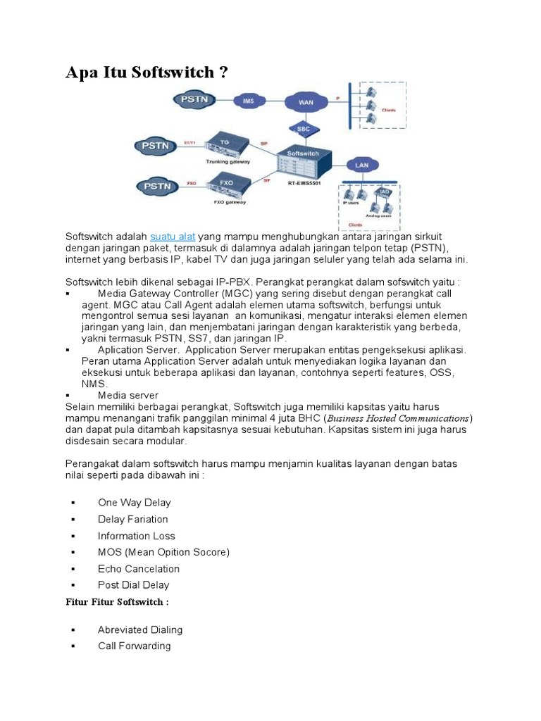 Apa Itu Softswitch - Docx 3 | PDF