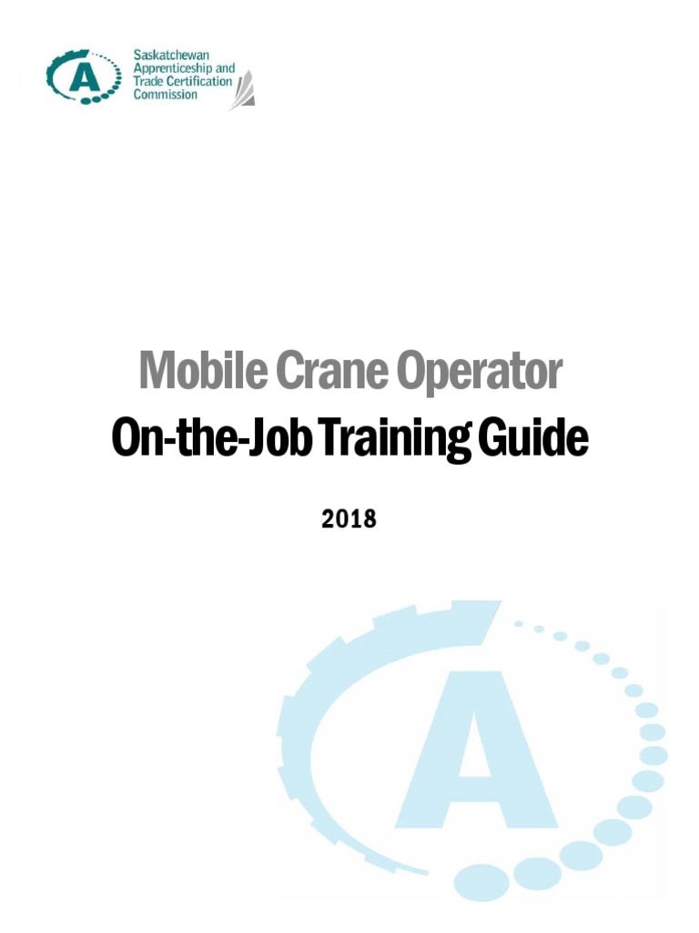 Mobile Crane Operator Training Guide | PDF | Crane (Machine ...
