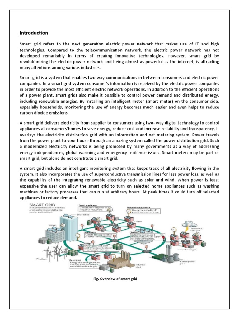 Smart Grid | PDF | Smart Grid | Electrical Grid