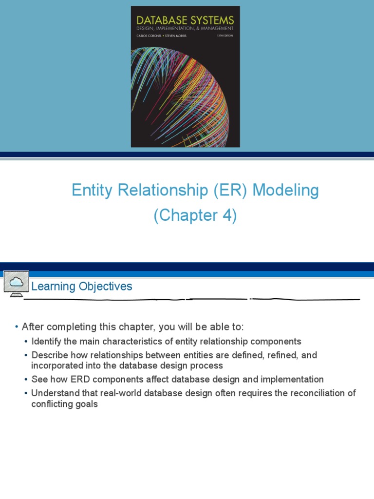 Entity Relationship (ER) Modeling (Chapter 4) | PDF | Information Retrieval | Data