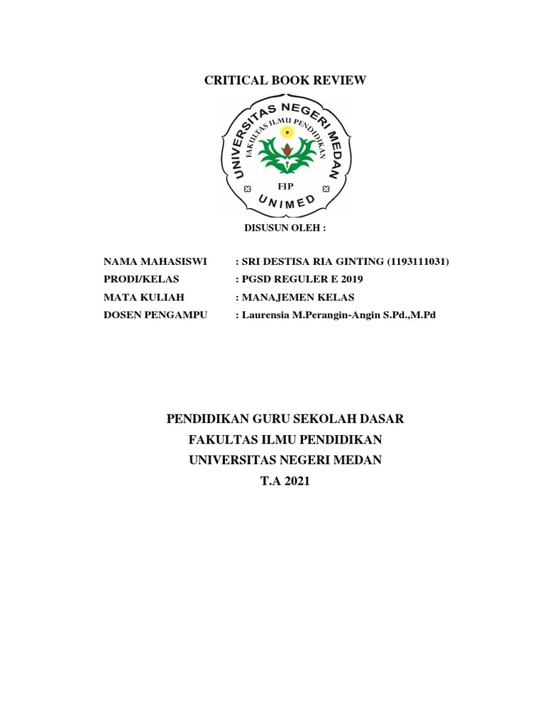 Ulasan Buku Manajemen Kelas untuk Guru | PDF