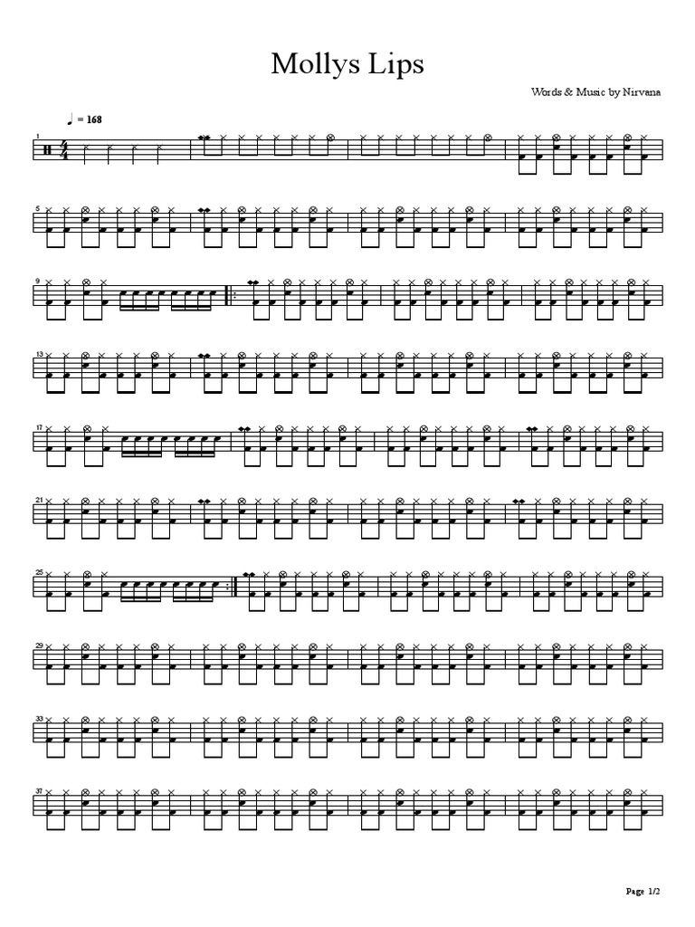 Nirvana - Mollys Lips (Ver 3) | PDF