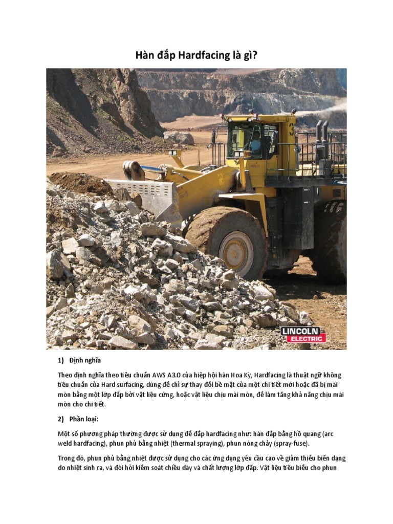 Hàn đắp hardfacing là gì | PDF