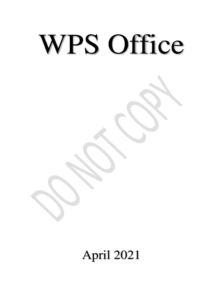 WPS Project | PDF