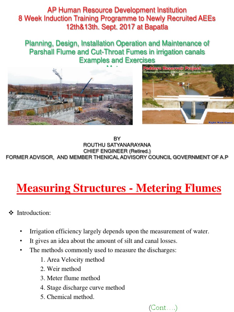 Flume Design and Installation Guide | PDF | Hydrology | Hydraulic ...