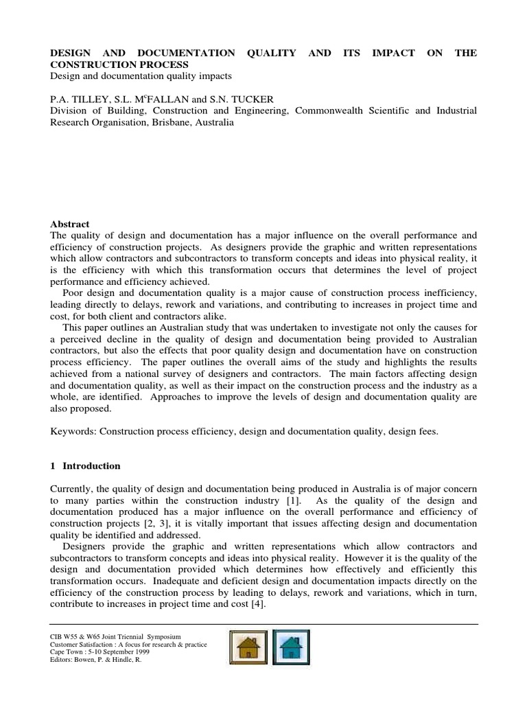 Design Quality's Impact on Construction Efficiency | PDF | Architect ...