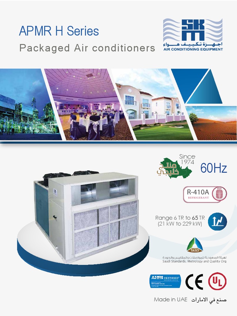 R410A Refrigerant and SKM APMR H Series Packaged Air Conditioners | PDF | Air Conditioning ...