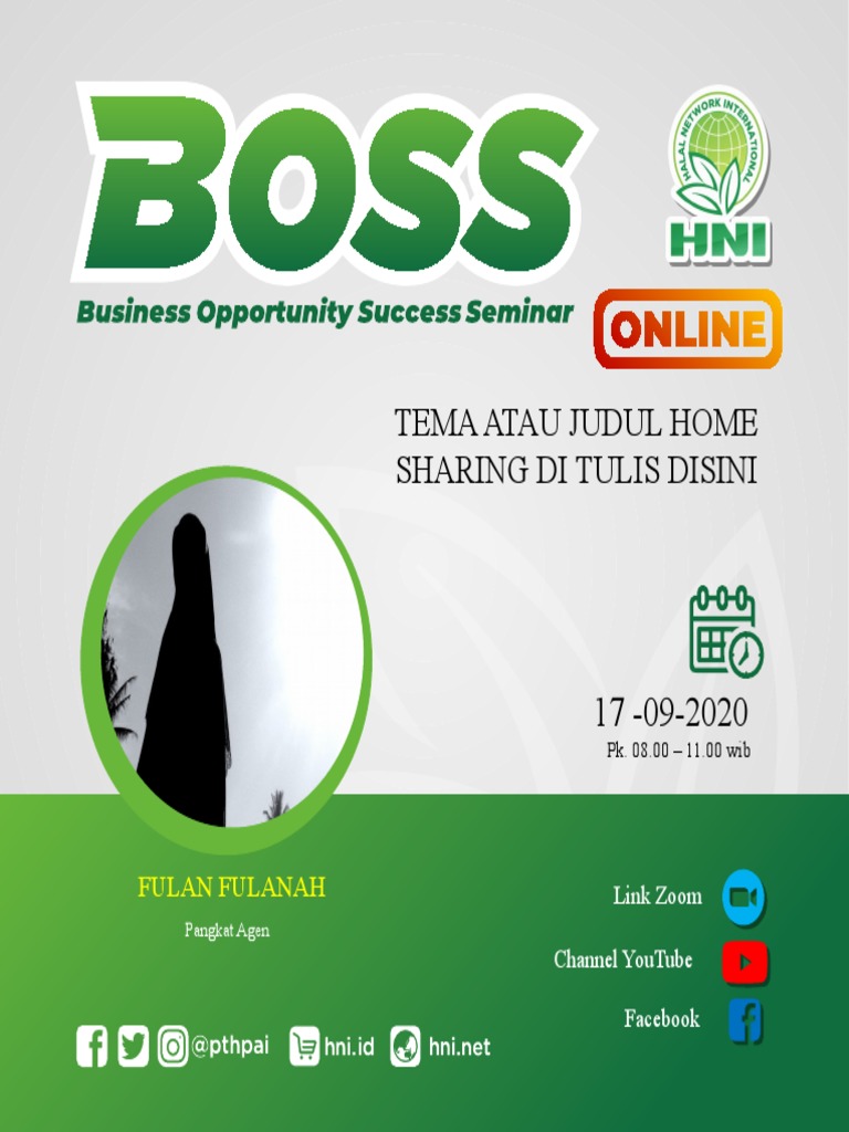 Template Flyer HNI Boss | PDF