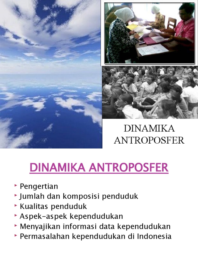 Bab II Dinamika Antroposfer | PDF