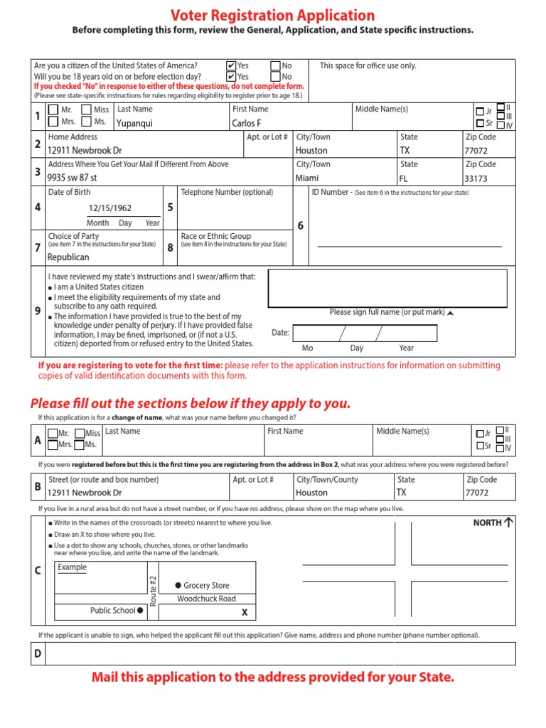 Filled Form 20200815 1356 t3nf3k | PDF | Voter Registration | Identity ...