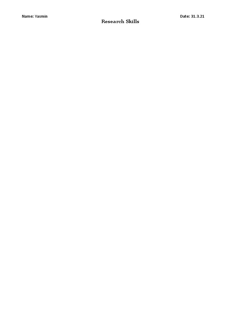 Atl Skills - Research | PDF