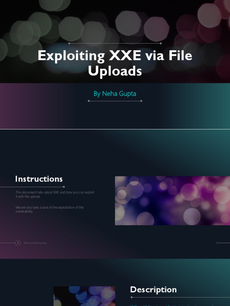 Paper - Exploiting XXE Via File Uploads | Download Free PDF | Computer Science | Information Age