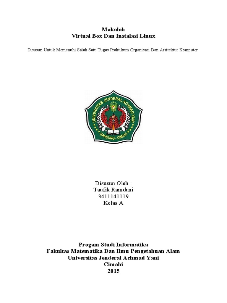 Makalah Virtual Box Dan Linux | PDF | Seni