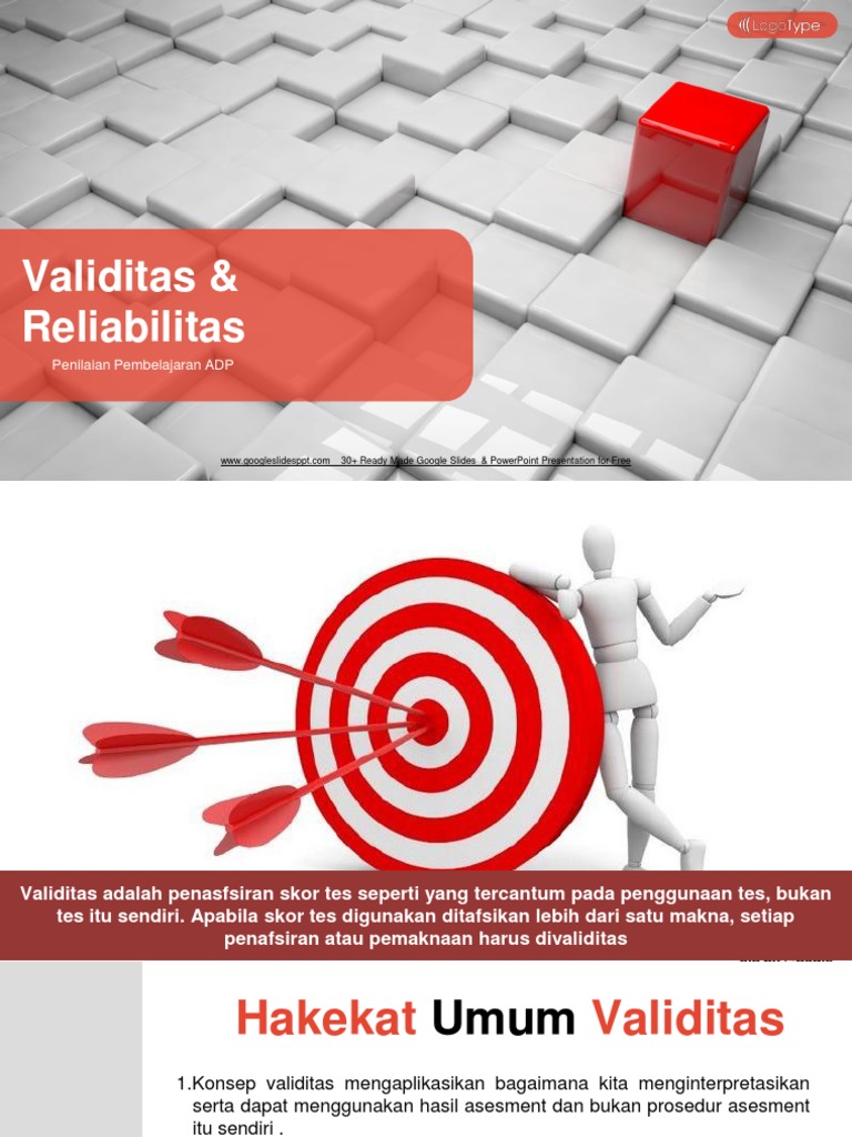 Validitas Dan Reliabilitas | PDF | Karier & Perkembangan | Komputer