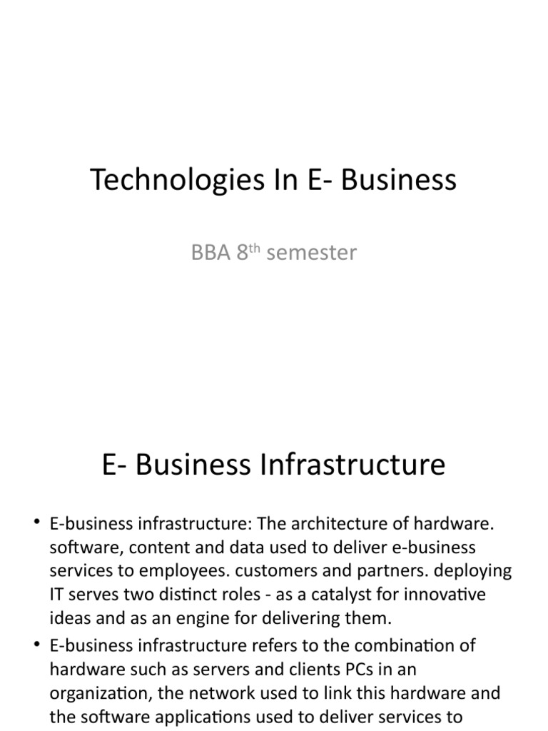 II - Technologies in E Business | PDF | Electronic Data Interchange | Credit Card