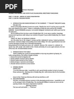 Sample Program Flow - Birthday | PDF