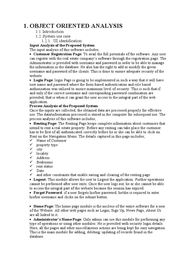 Object Oriented Analysis Pdf Conceptual Model Class Computer Programming
