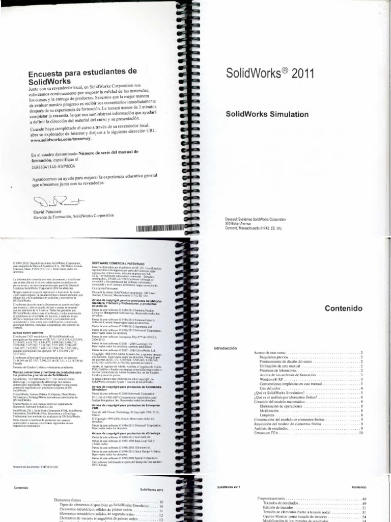 Solidworks Simulation Training Español | PDF | Business | Science
