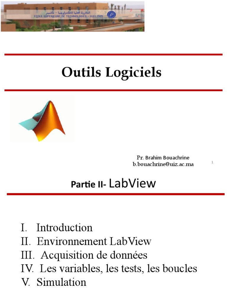 Cours Labview | PDF | Structure de contrôle | Programme informatique