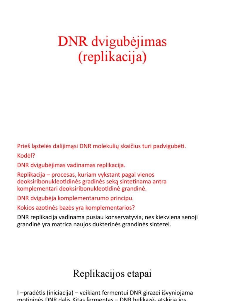 Replikacija | PDF