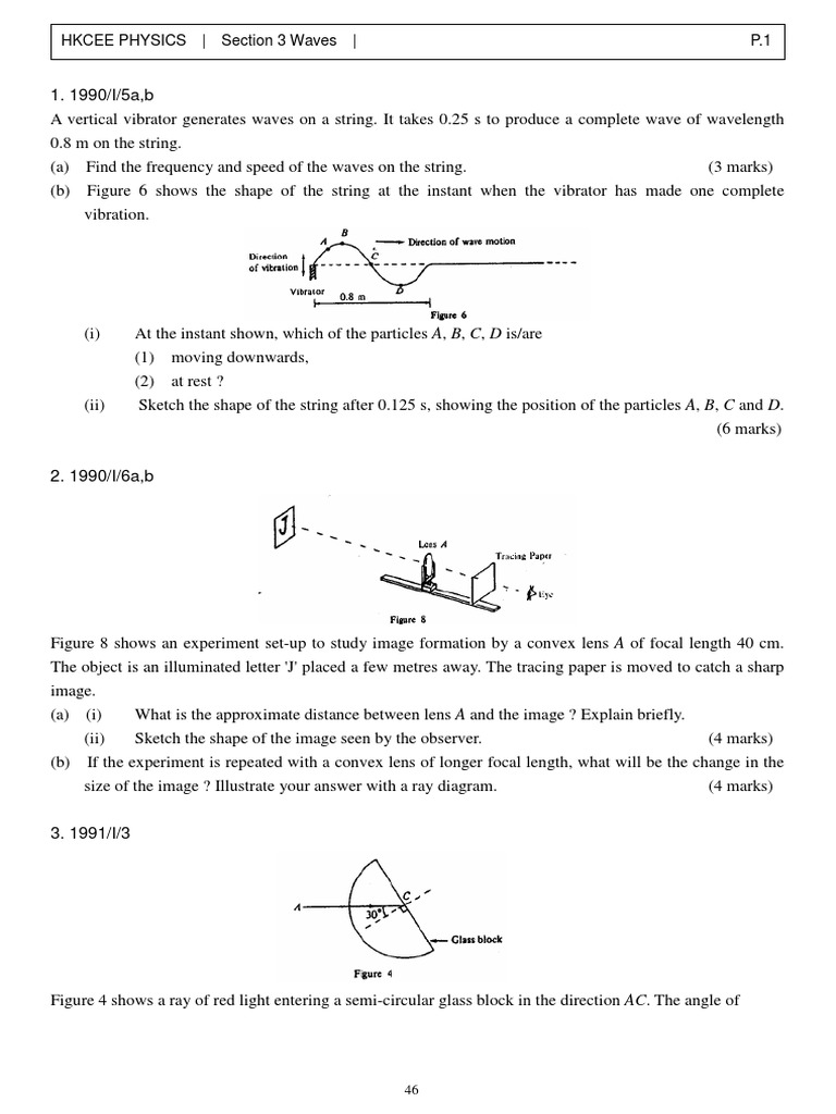 Hkcee Physics - Section 3 Waves - P.1 | PDF | Radar | Waves
