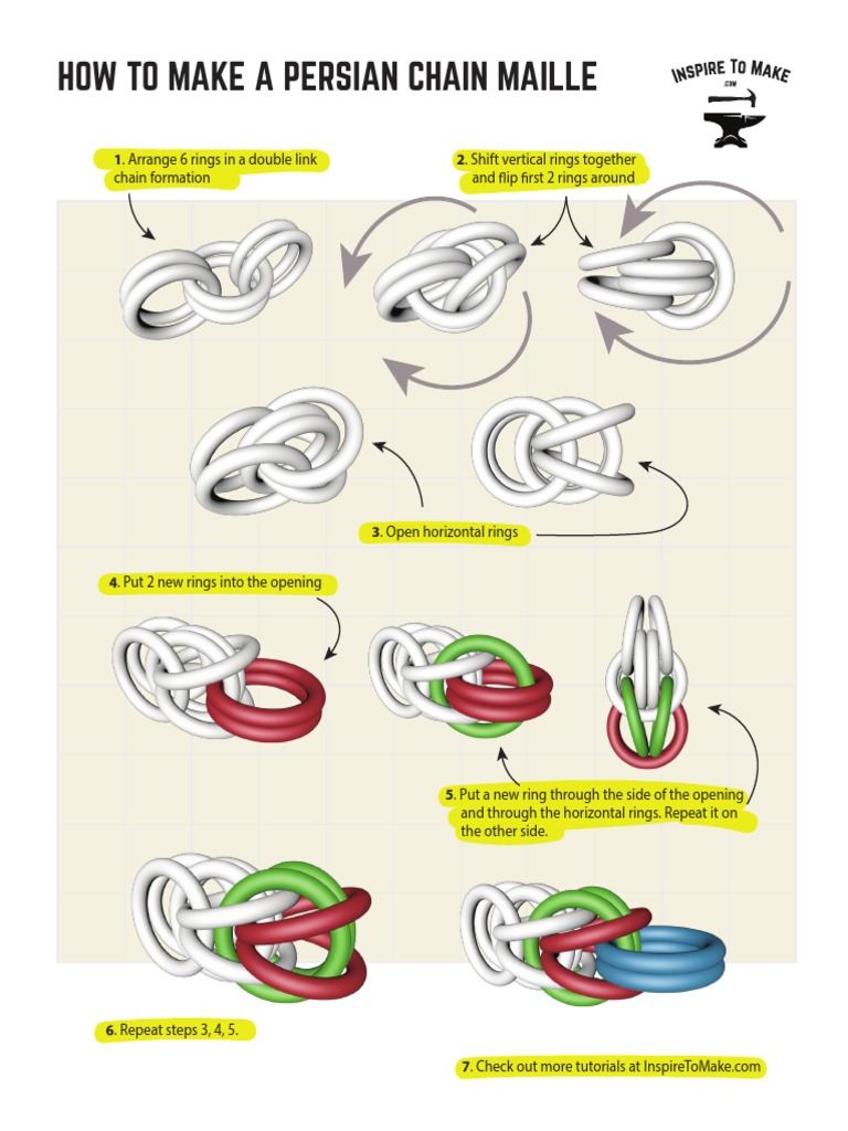 Create Persian Chain Maille Tutorial | PDF | Self-Improvement