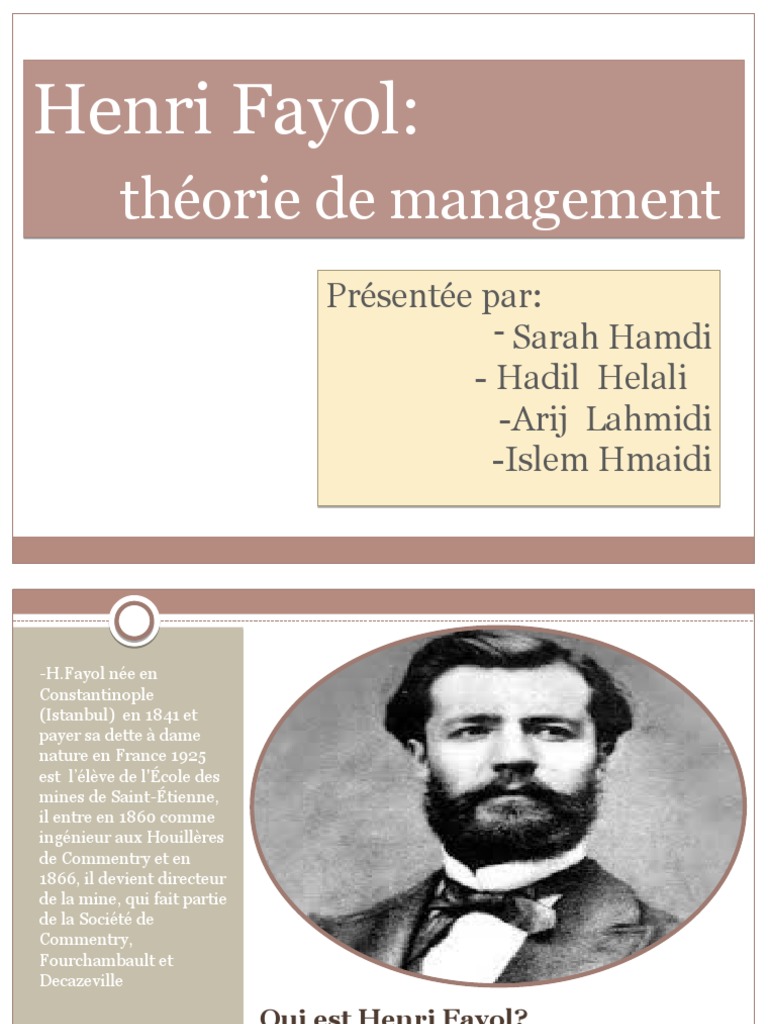H Fayol | PDF | Économie | Science