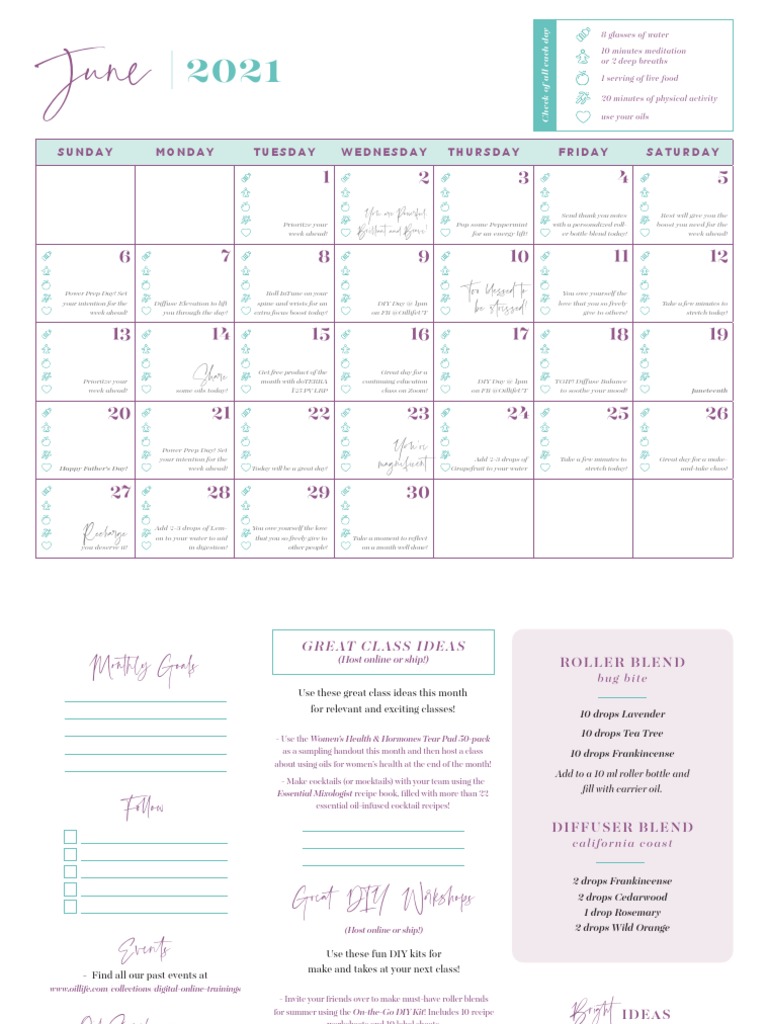 OL Calendar June2021 | PDF | Nature