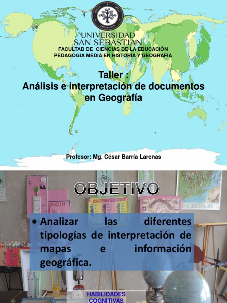 Taller Interpretación de Mapas y Doc Geográfico - Uss | PDF | Mapa ...