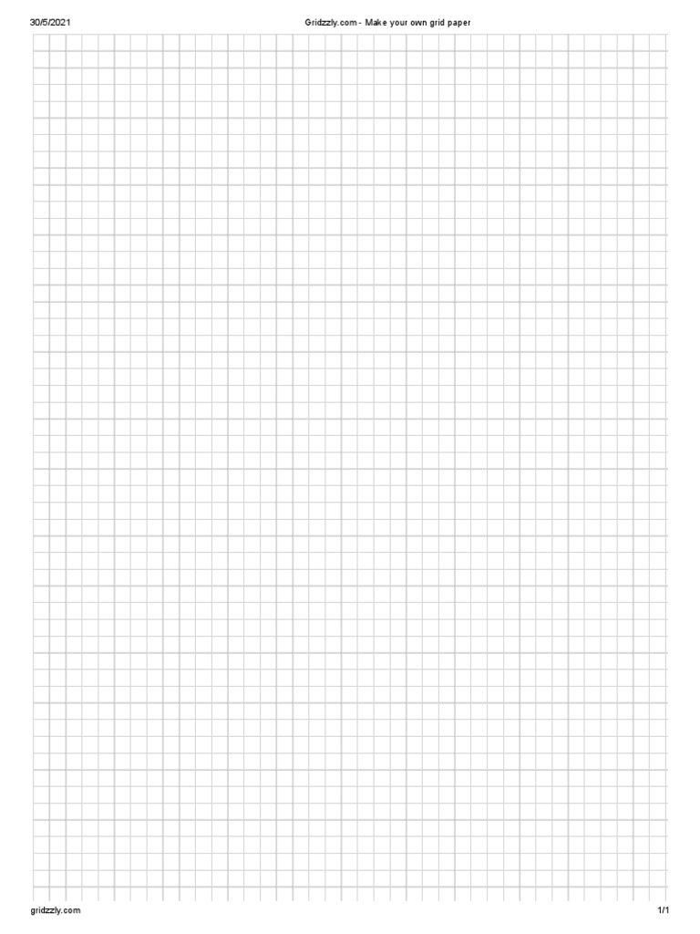 Create Custom Grid Paper Online | PDF