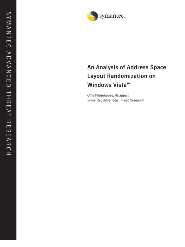 Address Space Layout Randomization | PDF | Operating System Technology ...