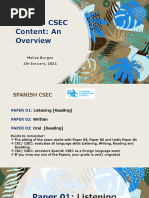 Informal Letters Csec Spanish Final-1-1 | PDF | Paragraph | Spanish ...